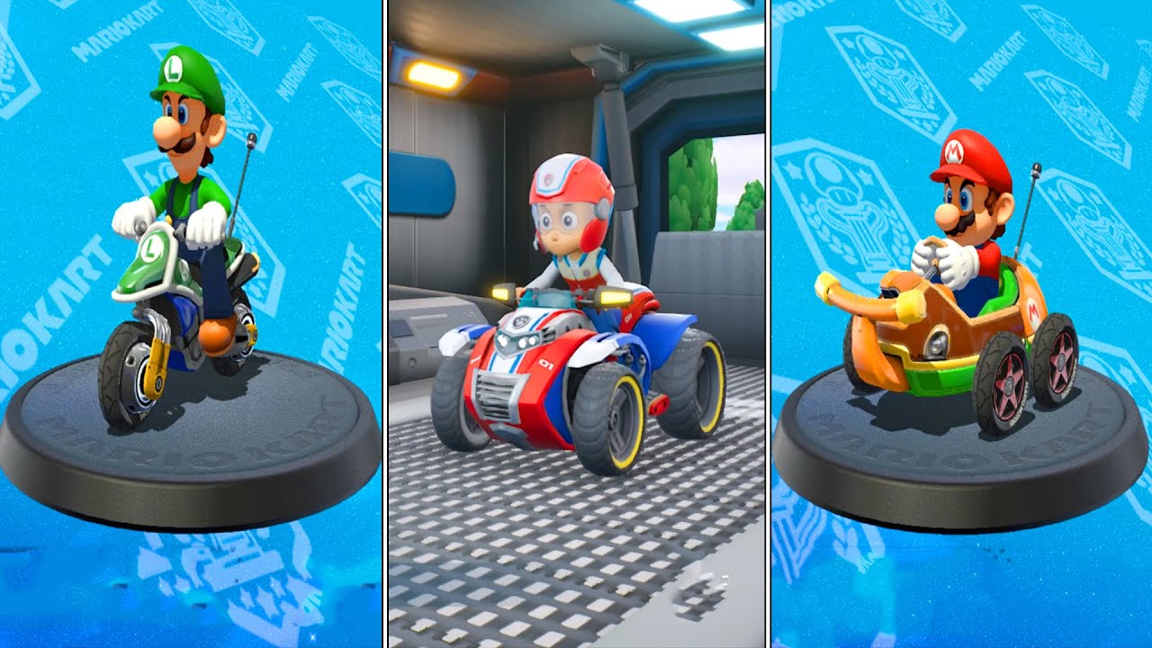 PAW Patrol Grand Prix vs Mario Kart 8 Deluxe | Mario vs Ryder vs Luigi ...
