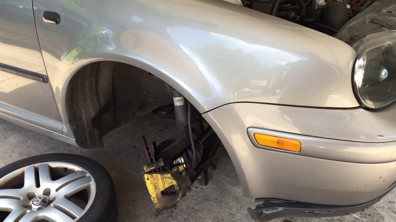 VW golf Right CV Axle Super Easy Hack - YouTube