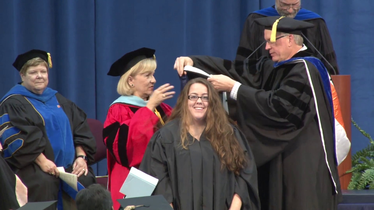 Clayton State University - 2017 Spring Graduate Hooding Ceremony - YouTube