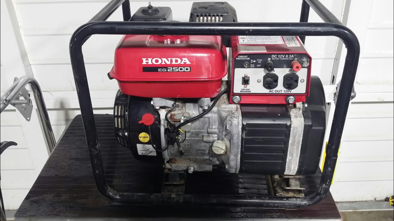 Pop Quiz! You just bought a Honda Generator that was stored in a barn ...