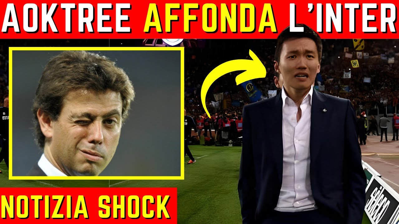 CLAMOROSA MOSSA DI AOKTREE INTER NEI GUAI ZHANG PERDE TUTTO - YouTube
