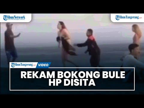 Nekat Rekam Bokong Bule Berbikini di Pantai HP Disita