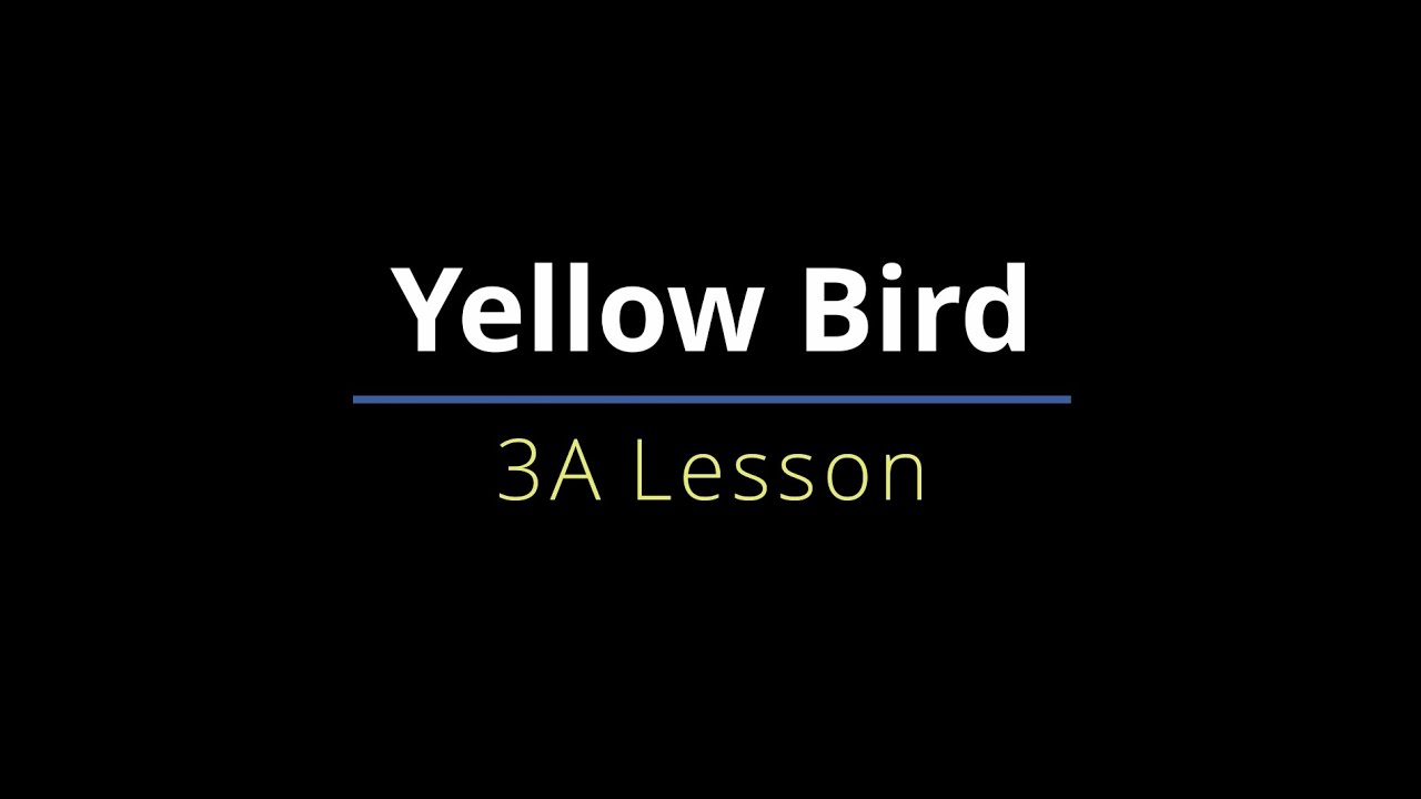 Yellow Bird - Piano Adventures 3A Lesson Book - YouTube