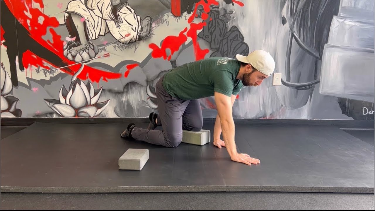 All Fours Hip Stretch - Posterior Capsule - YouTube