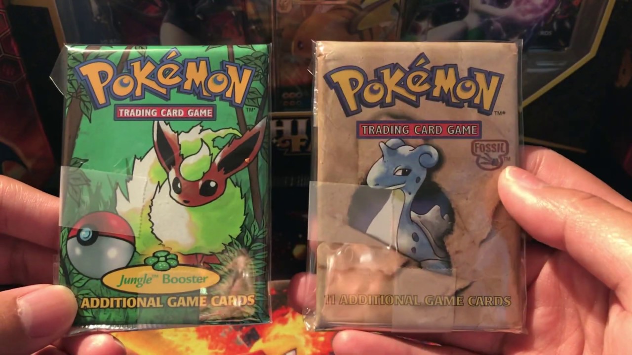 *JUNGLE & FOSSIL BOOSTER PACK OPENING!* Classic WOTC Vibes! - YouTube