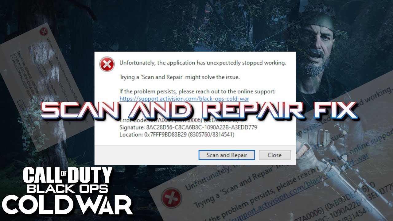 Black Ops Cold War (PC) 'Scan and Repair' FIX - YouTube