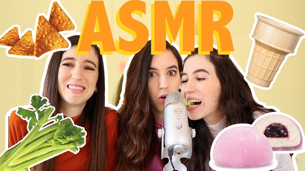 ASMR Sonidos Asquerosos de Comida ♡ Trillizas | Triplets - YouTube
