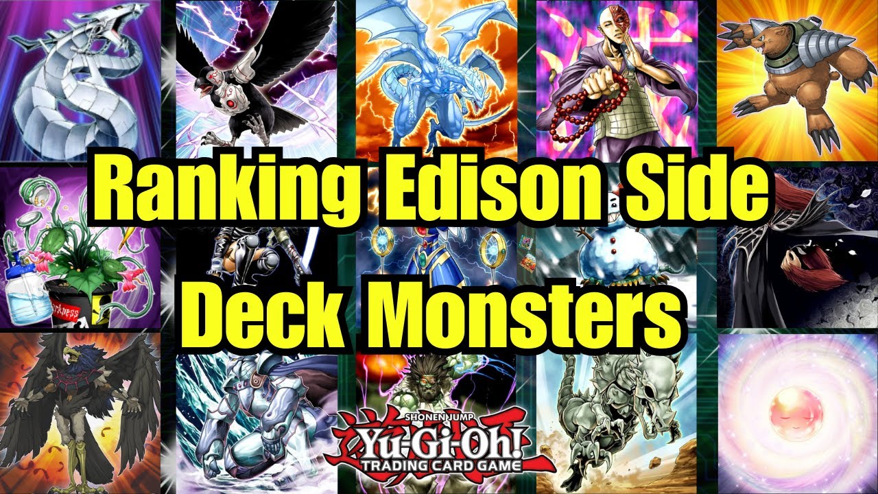 Frazier Smith's Side Deck MONSTERS Tier List - YGO Edison Format - YouTube