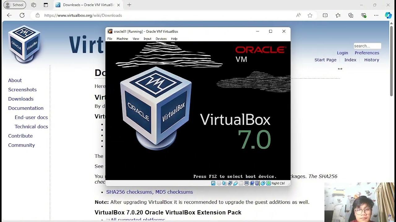 Video Tutorial Instalasi Virtual Box dan Oracle linux - YouTube