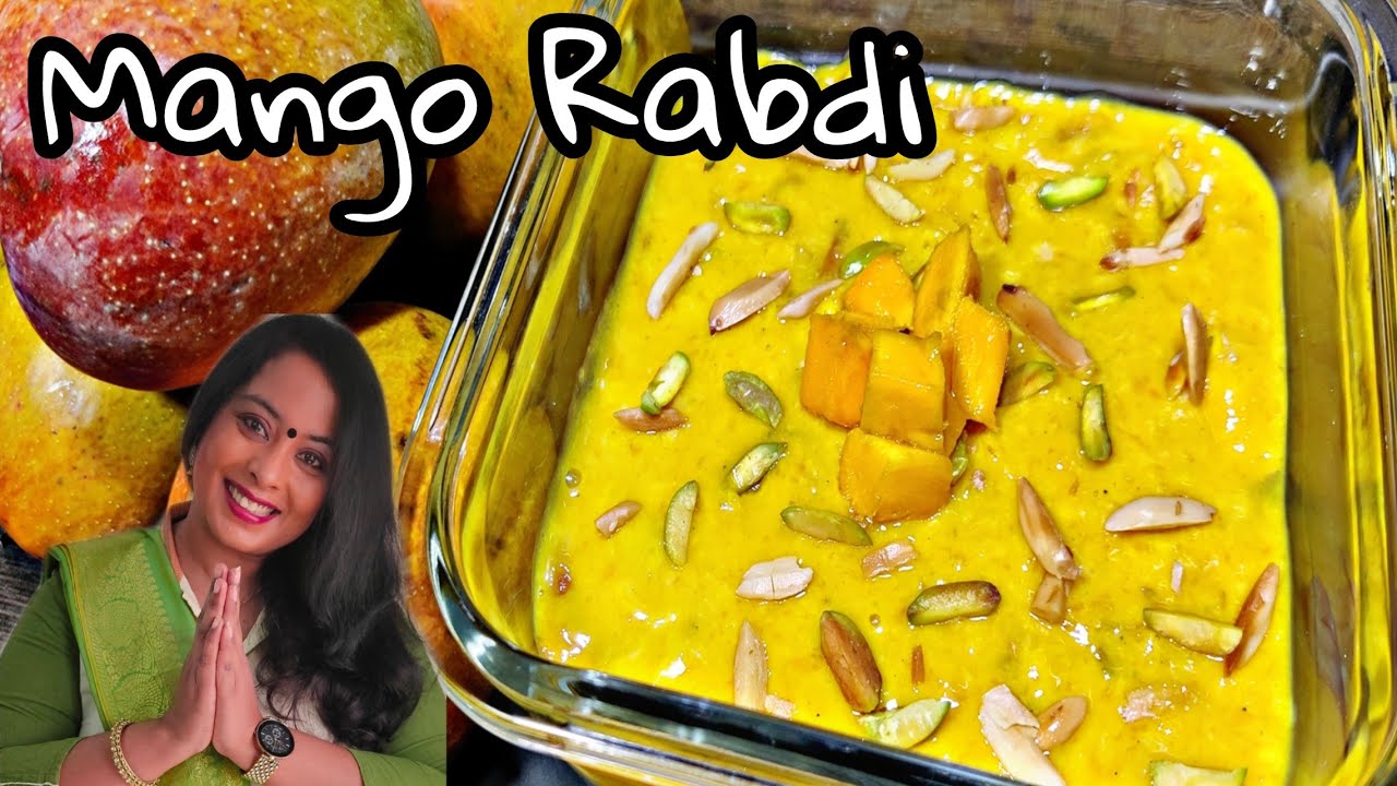 Mango Rabdi Recipe|Sweet Mango Rabdi In Telugu|Mango Malai Rabdi|Indian ...