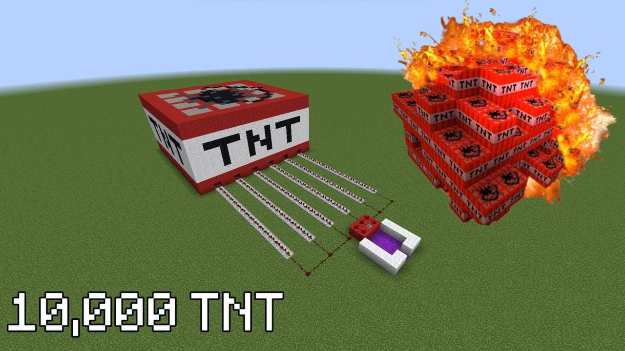 SUPER TNT-MECHANISM in Minecraft! See this EXPLOSION! - YouTube