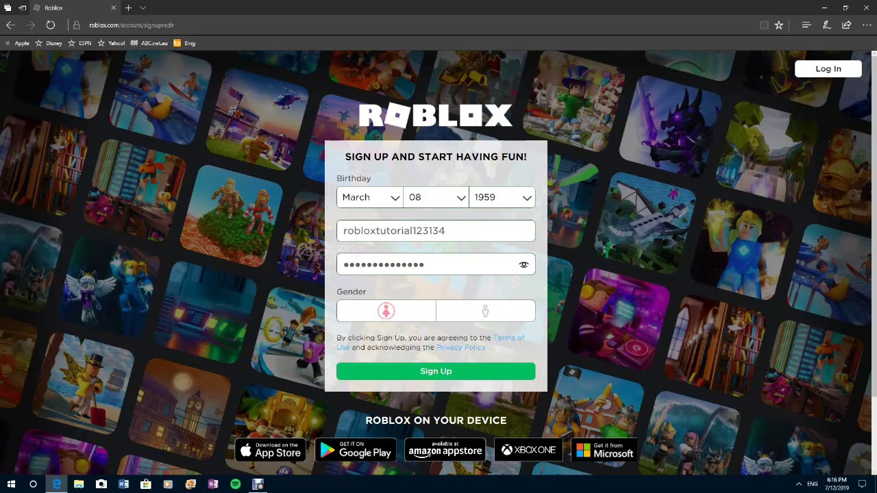 How to create a Roblox account [FREE AND LIGIT] - YouTube