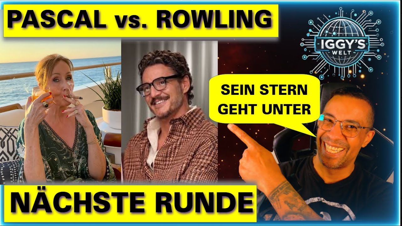🤡Cancel Culture: Pedro Pascal verliert wieder die Kontrolle, JK Rowling ...