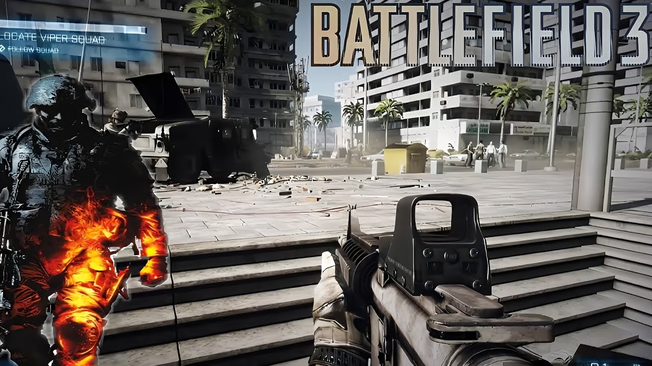 Battlefield 3 Mission 1: Operation Swordbreaker - Intense PC Gameplay ...