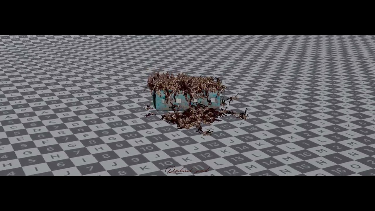 Zombie Crowd - World War Z | Houdini - YouTube