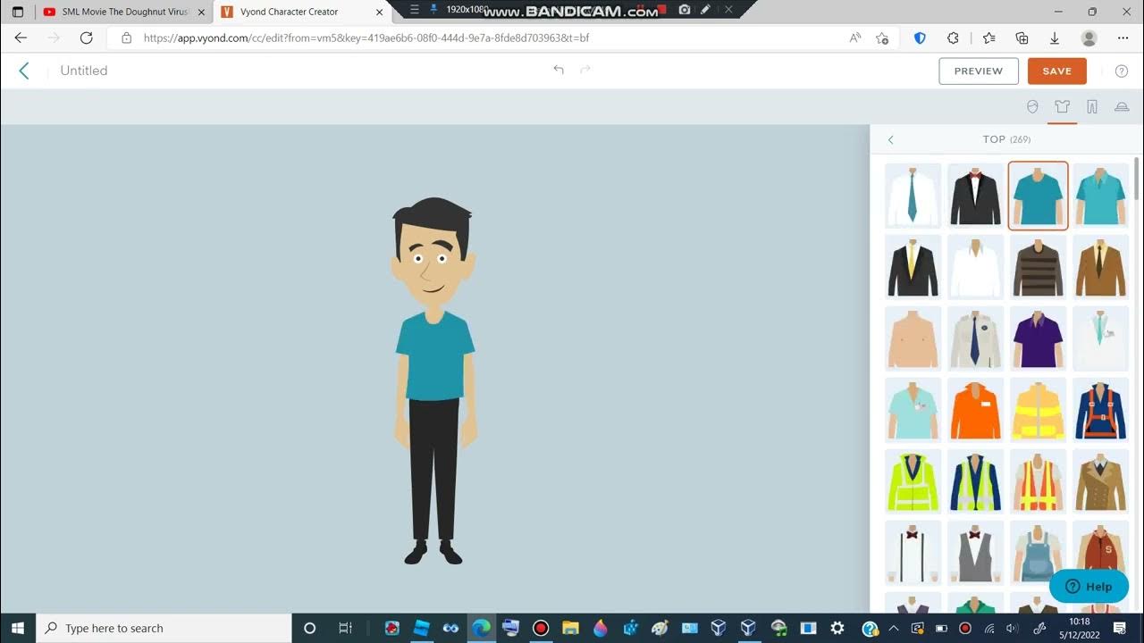 How to make my avatar in Vyond - YouTube