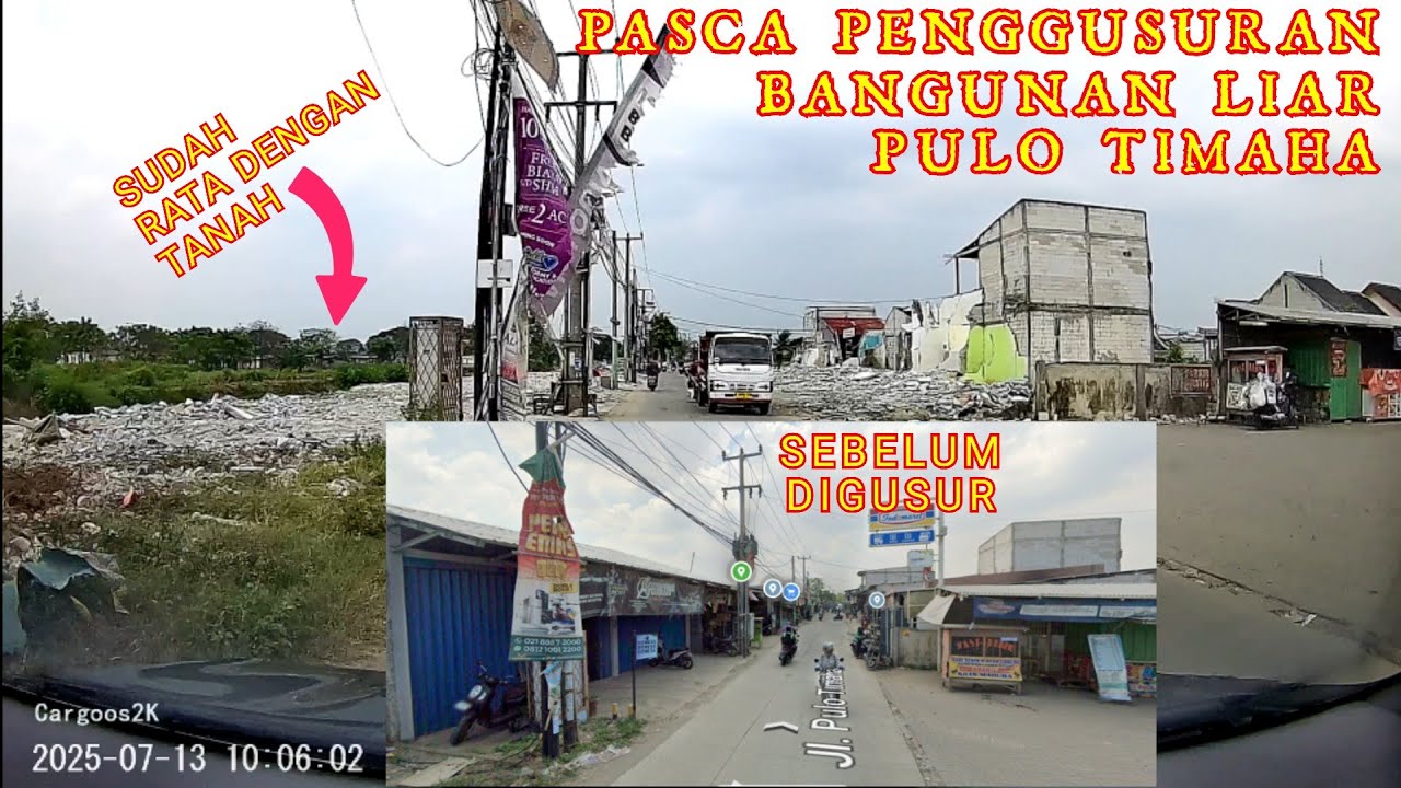 BANGUNAN LIAR PULO TIMAHA Bekasi Setelah Digusur Kang Dedi Mulyadi ...