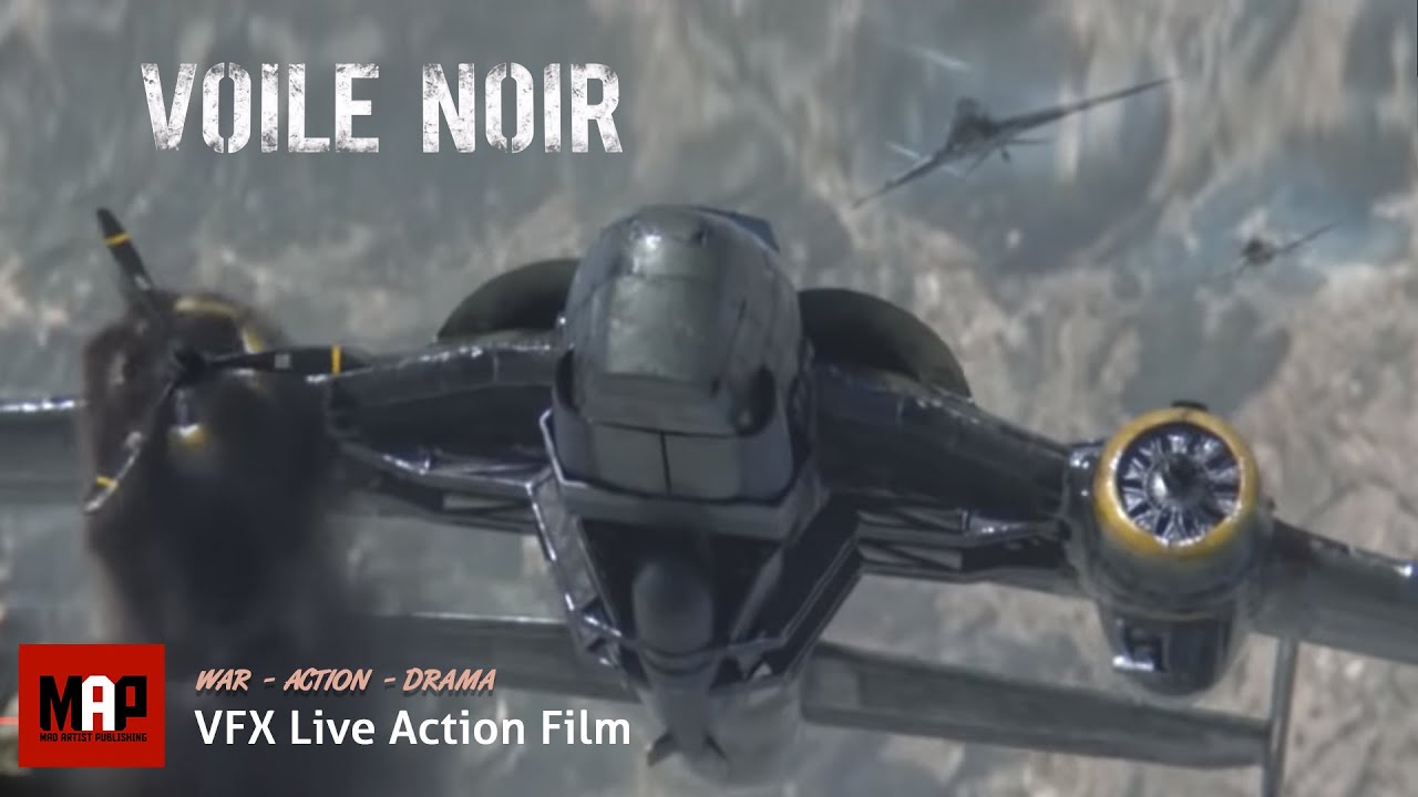 VFX & CGI Live Action Short War Film ** VOILE NOIR ** NAZI Dogfight ...