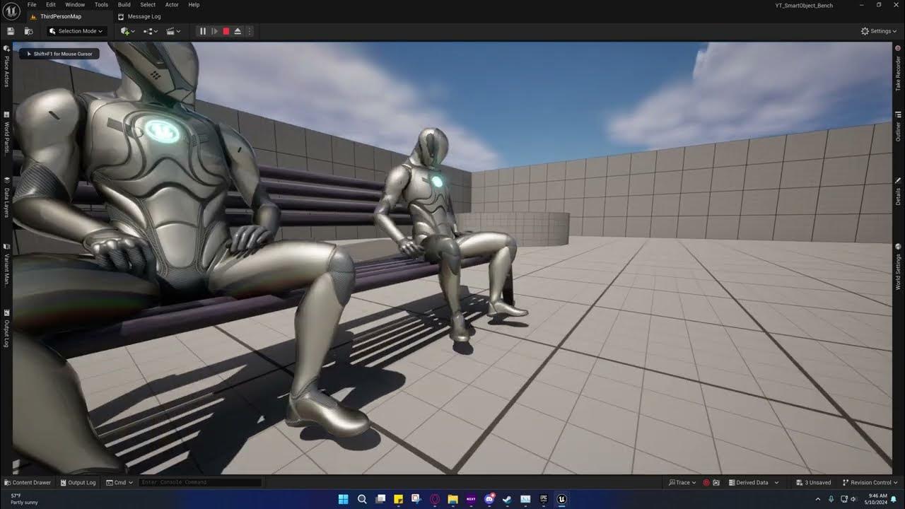 UE5.4 - Smart Object Gameplay Interactions: Collision And IK Fix - YouTube
