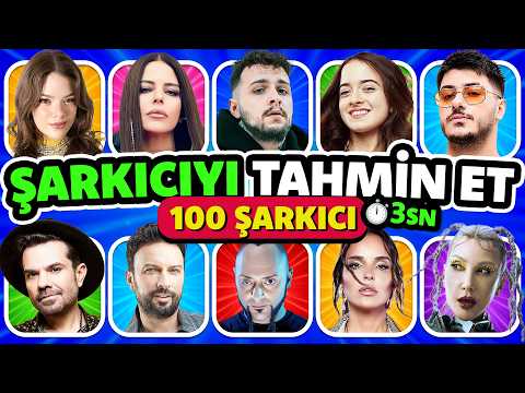 100 Şarkıcıyı 3 Saniyede Tahmin Et 🎙️⏰ 3 Saniyede 100 Şarkıcı ve Grubun Kaçını Tanıyabilirsin?