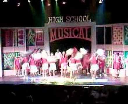 Wildcat cheer High School Musical on stage - YouTube