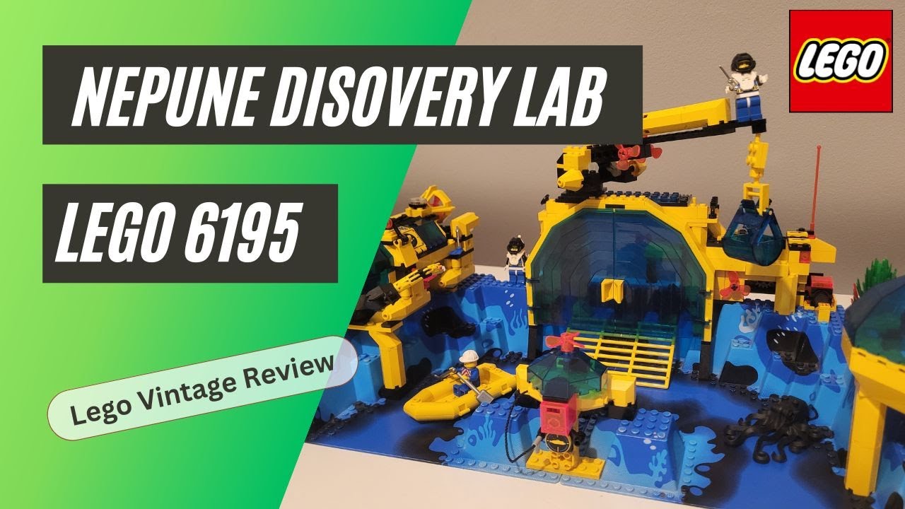 Lego 6195 Aquazone Neptune Discovery Lab - Vintage Lego aus einem ...