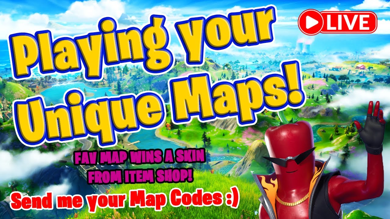 Fortnite Creative Maps Play Day! Send me your map codes! - YouTube