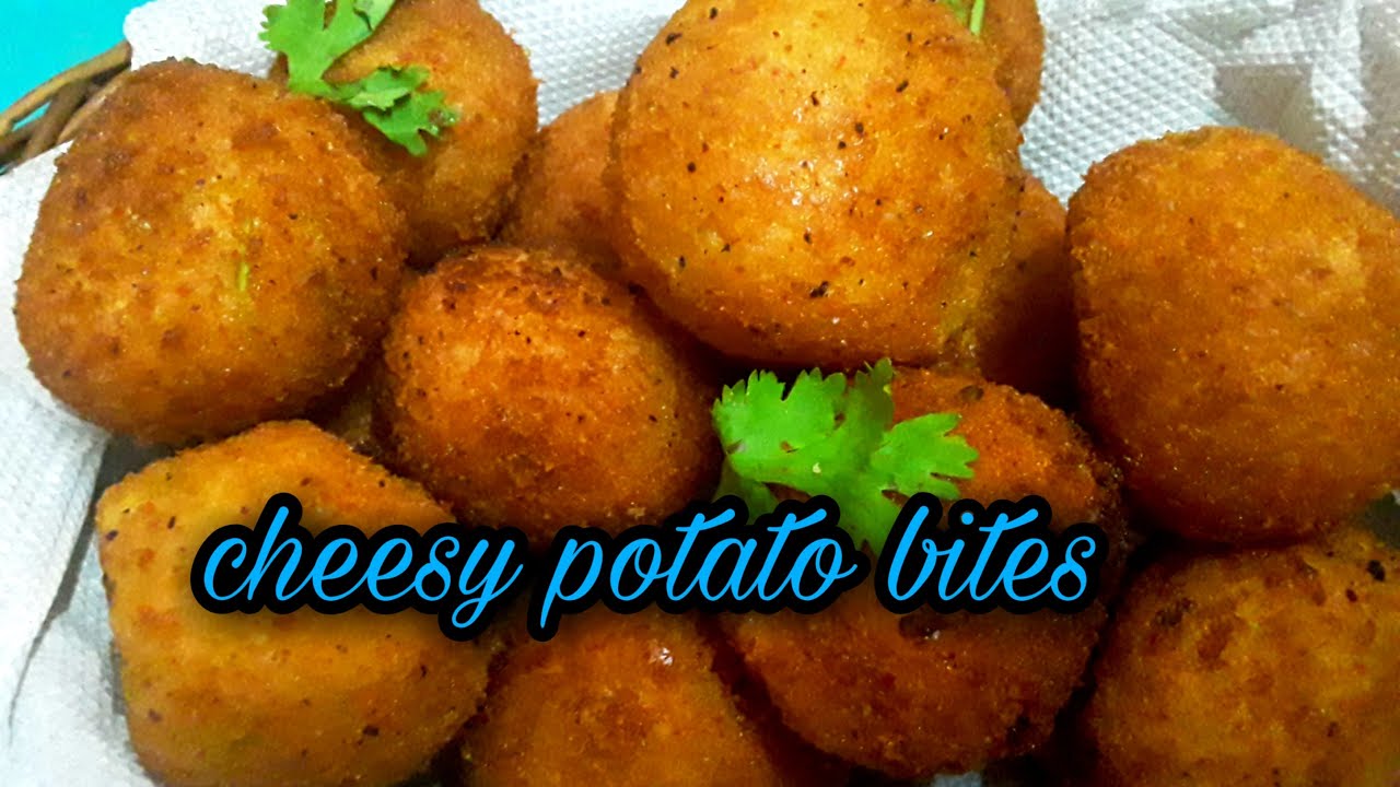CHEESY POTATO BITES/ POTATO CHEESE BUSTERS/CHEESE POTATO BALLS BY JASSU ...