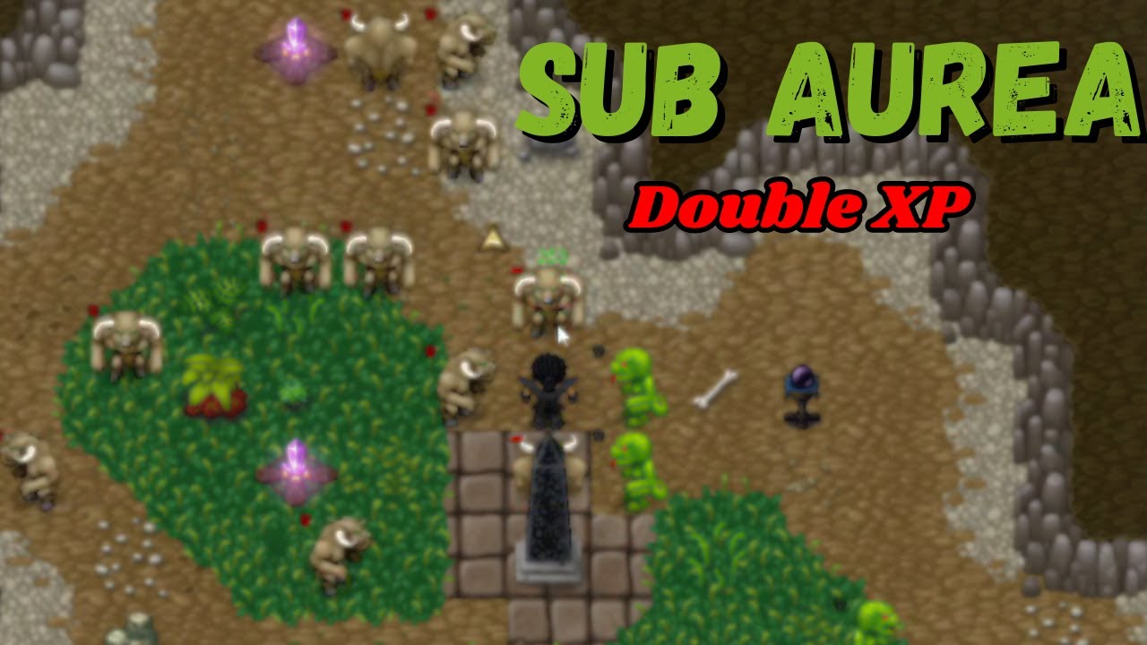 TibiaME - Hunt Sub Aurea Double XP - YouTube