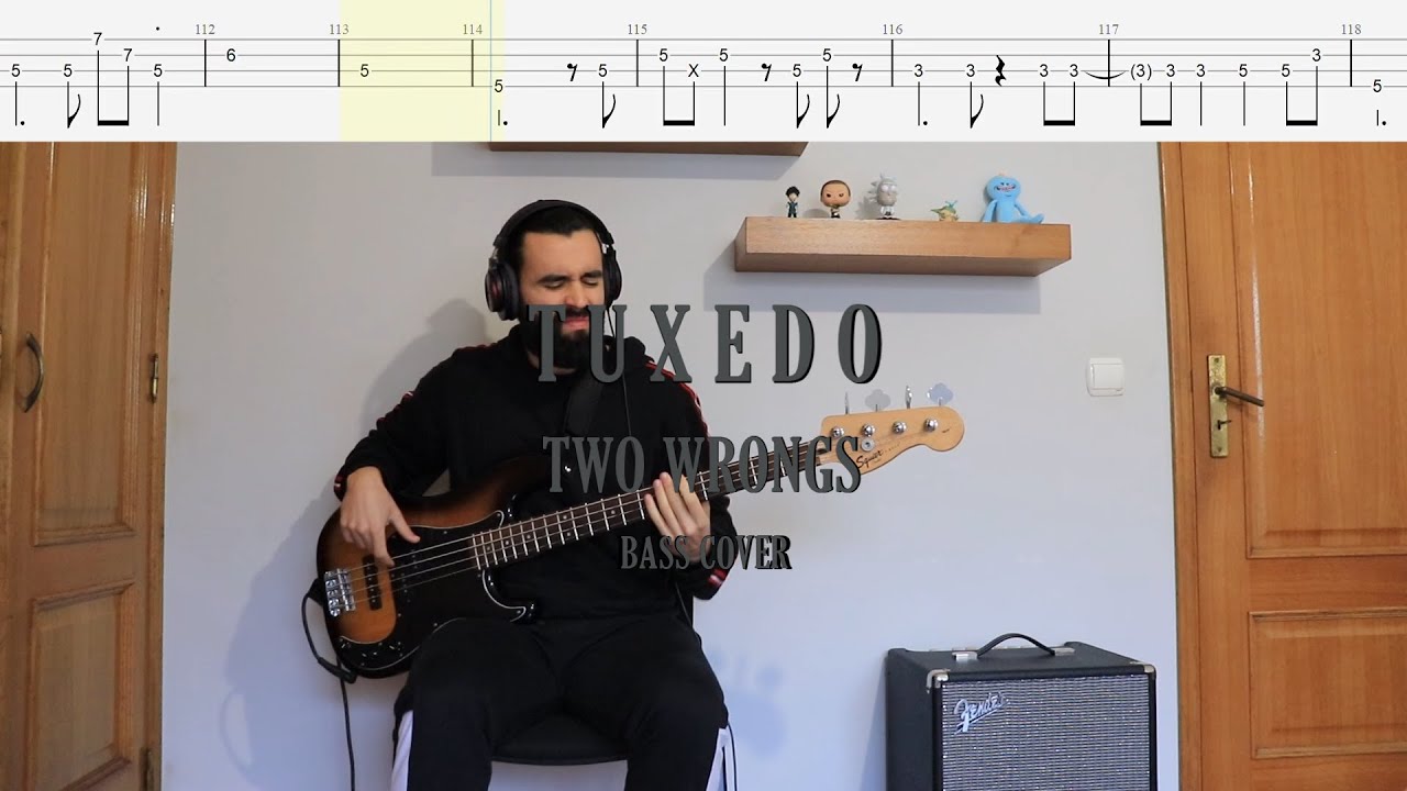 Tuxedo // Two Wrongs [Bass Cover + Tabs] - YouTube