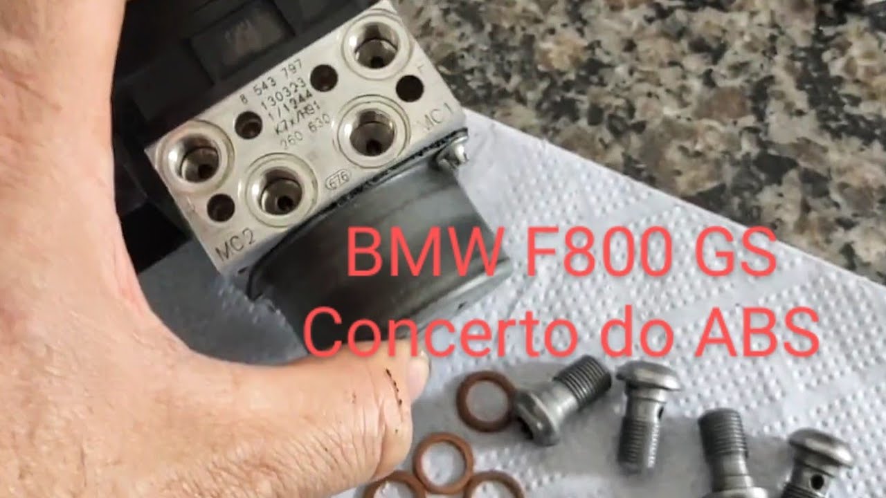 Onde e como concertar o módulo do ABS BMW F800 GS - YouTube