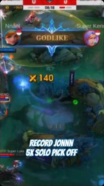 5x solo pick off! RECORD jonnn 🔥 #short #mlbb #record - YouTube