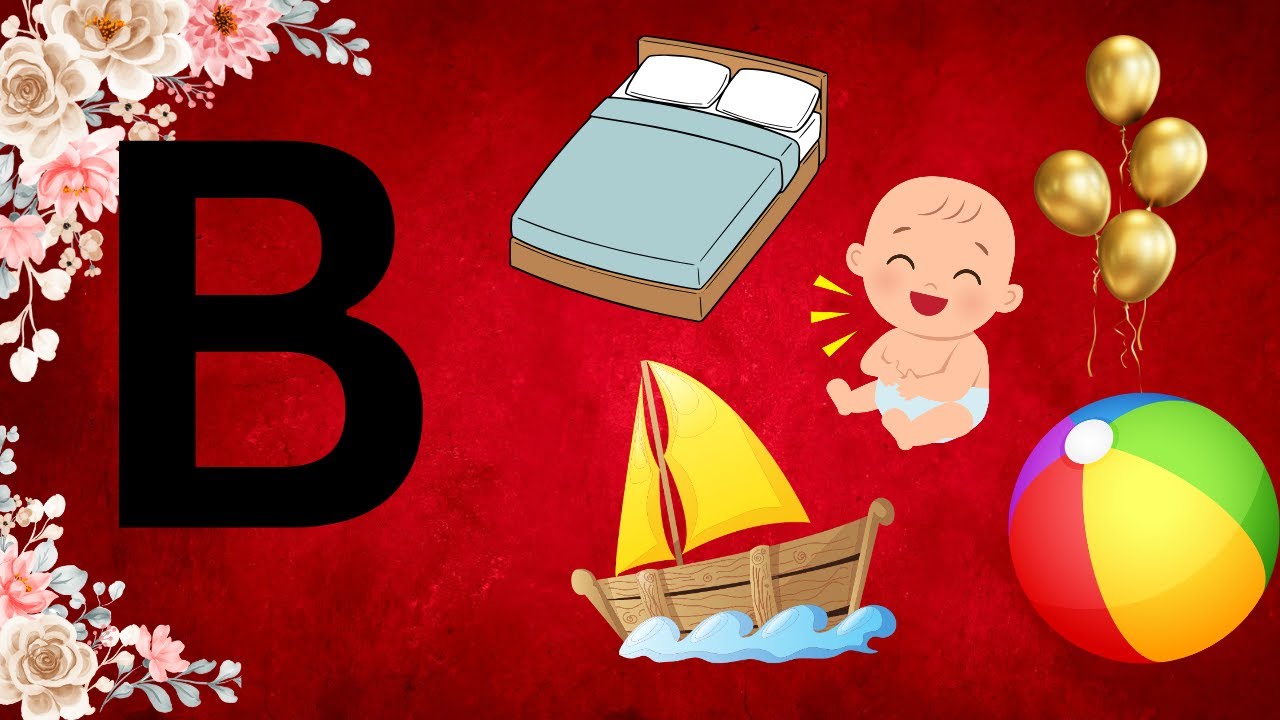 Learn English Alphabet| B for ball| Kids Vocabulary| English Vocabulary ...