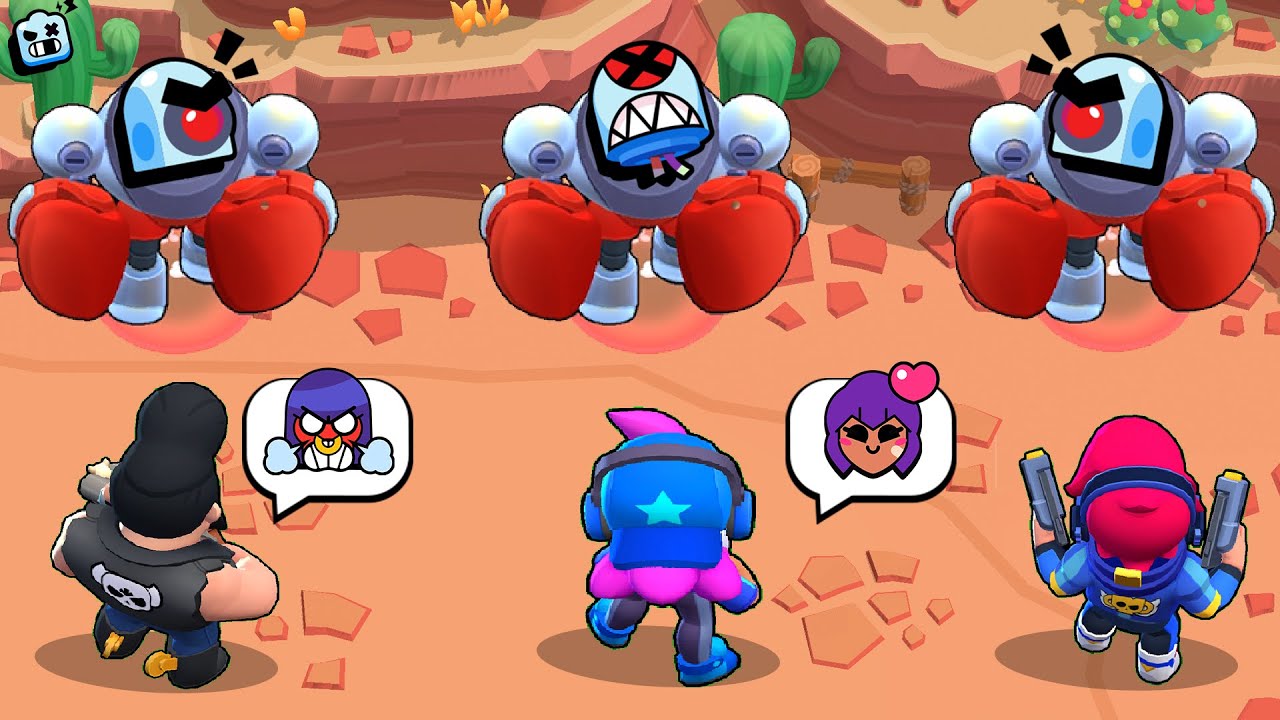 ANGRY ROBOT VS EVERY BRAWLER CHALLENGE !! - YouTube