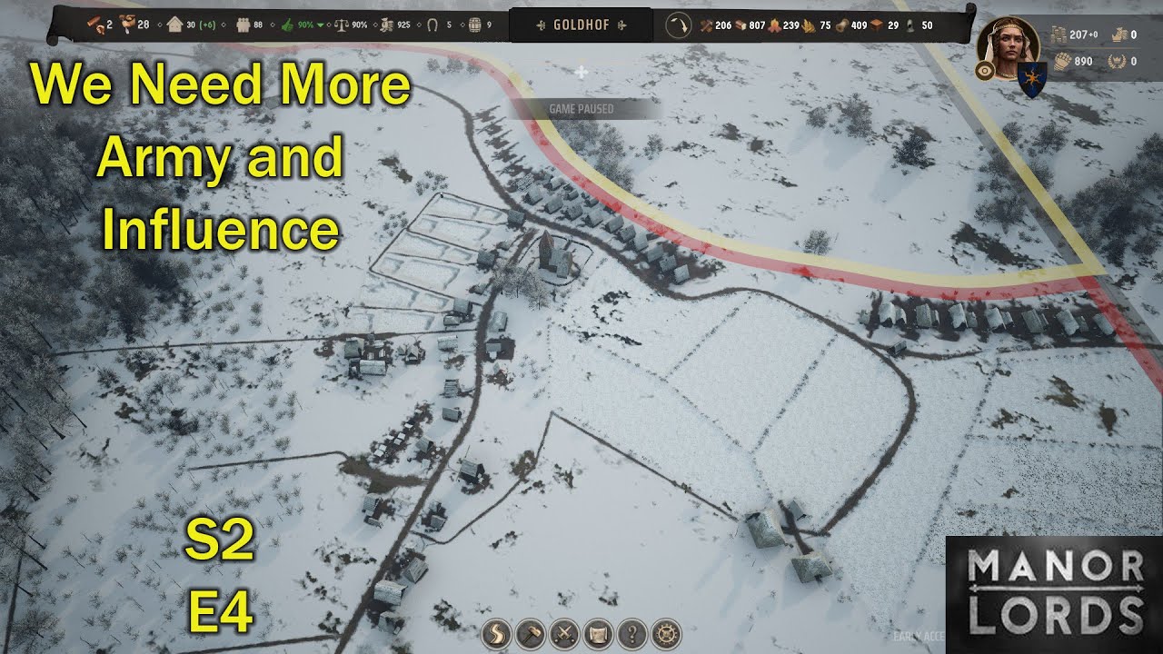 Larger Army and Influence - Manor Lords - S2 E4 - YouTube