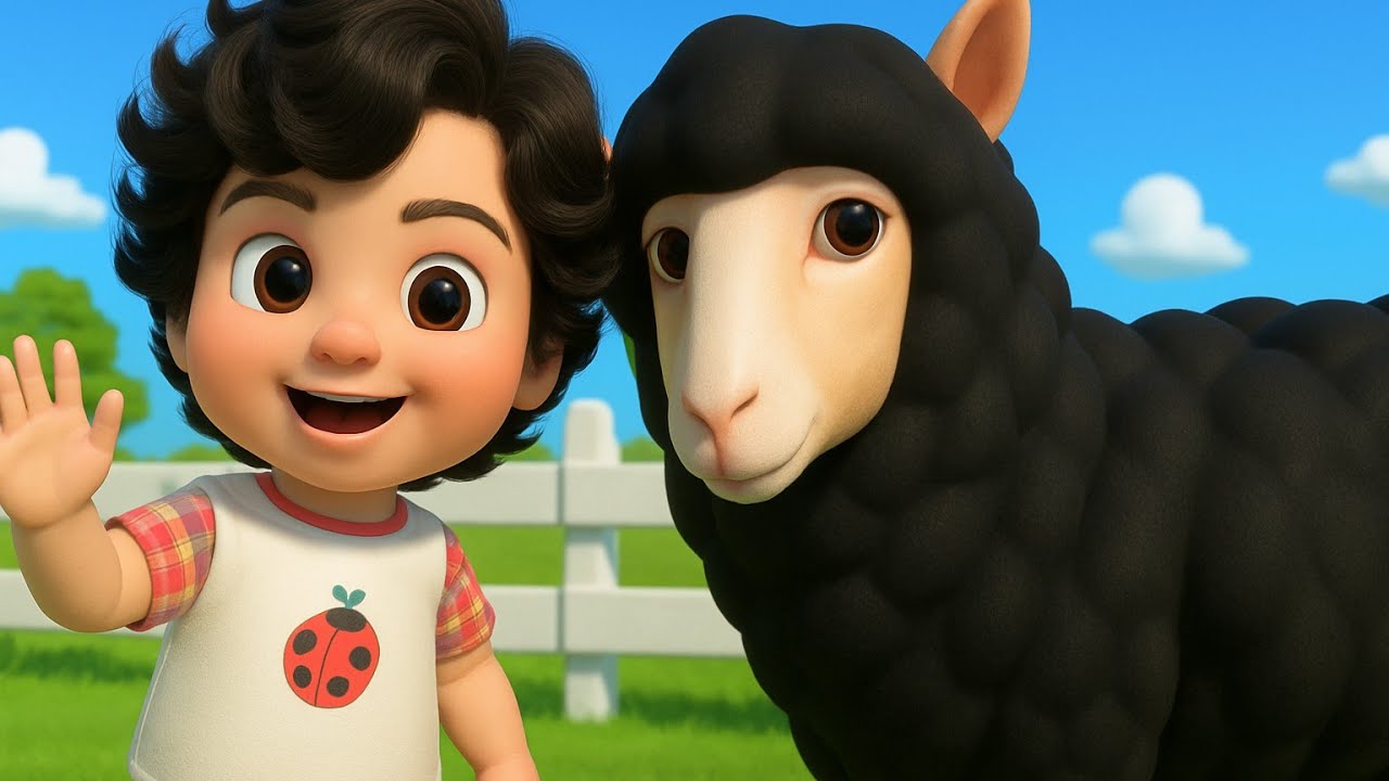 Baa Baa Black Sheep | nursery songs | kids dancing | cartoon videos | 3 ...