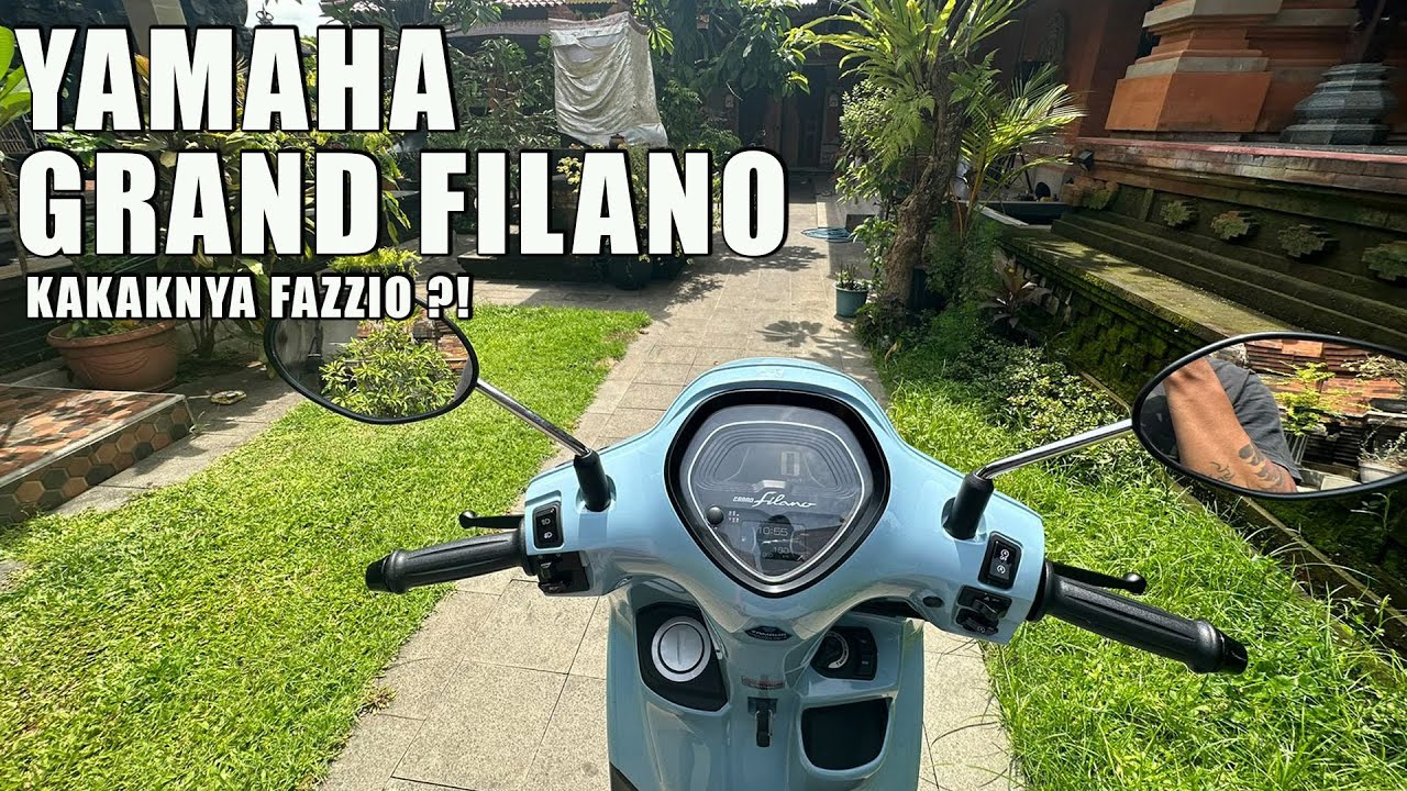 Review Yamaha Grand Filano Hybrid Connected Bali 2023 - YouTube