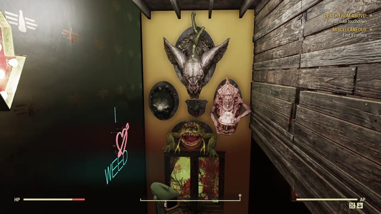 Taylor's waterfall CAMP Fallout 76 - YouTube