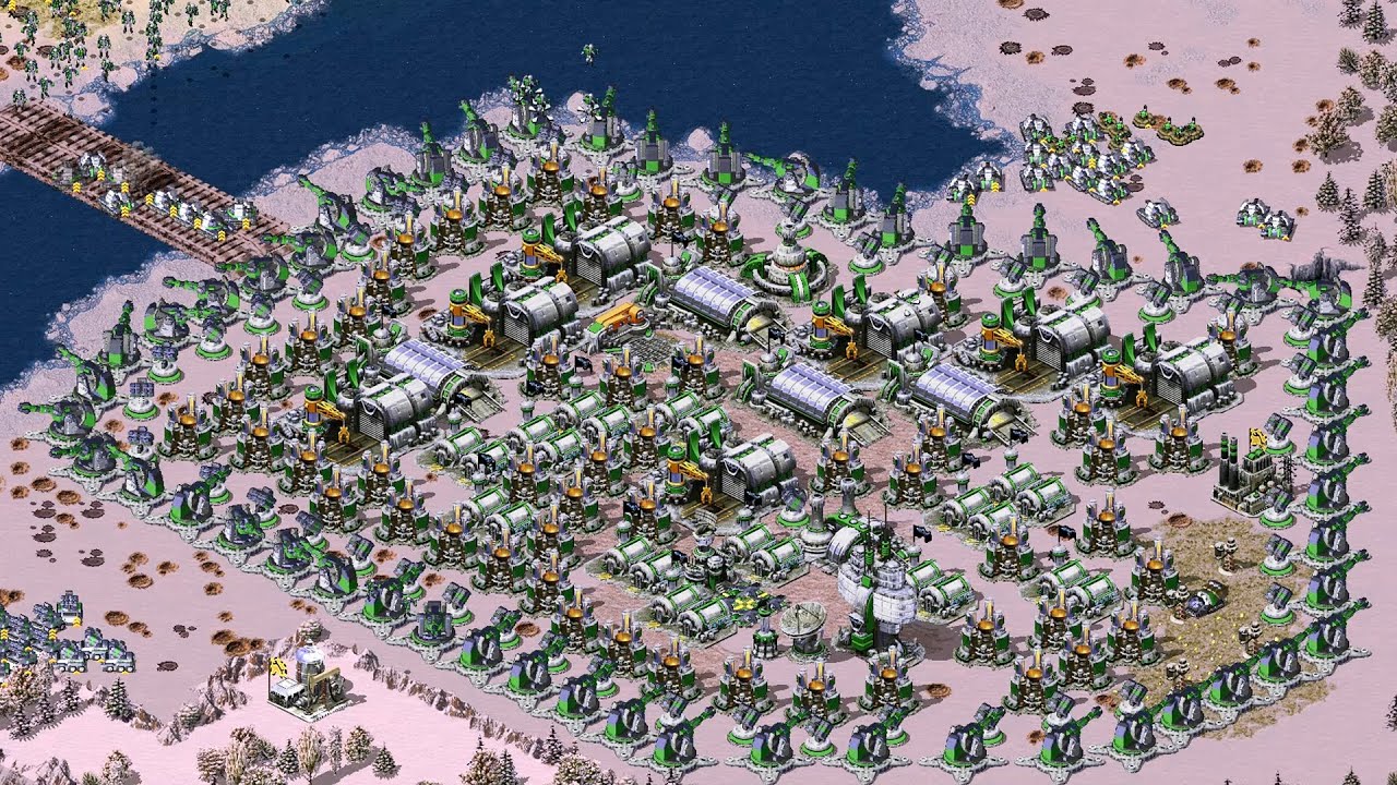 Red Alert 2 Yuri's Revenge Frozen Marganita Version 3 New Map 1 vs 7 ...