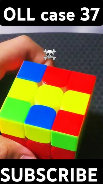 *3x3 OLL case #37 •Algorithms is F U R U' R' U R U' R' F' • - YouTube