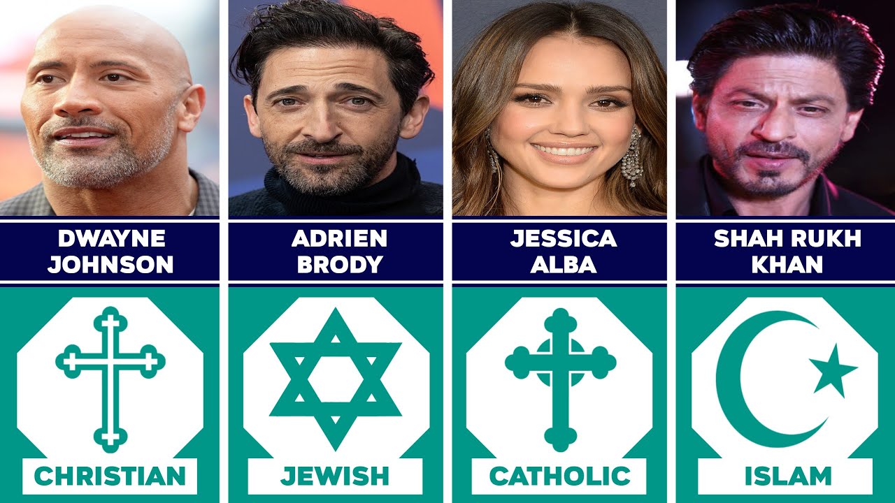 Religion of Famous Actors - YouTube