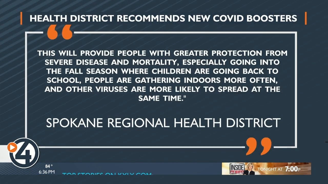 Spokane health officials recommend getting updated COVID boosters - YouTube