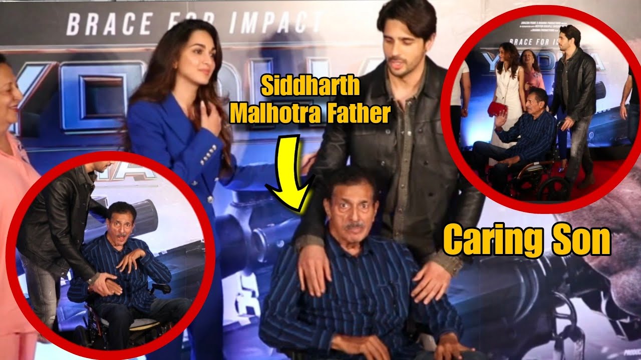 Siddharth Malhotra With Father Arrives At YODHA Grand Premiere | YODHA ...