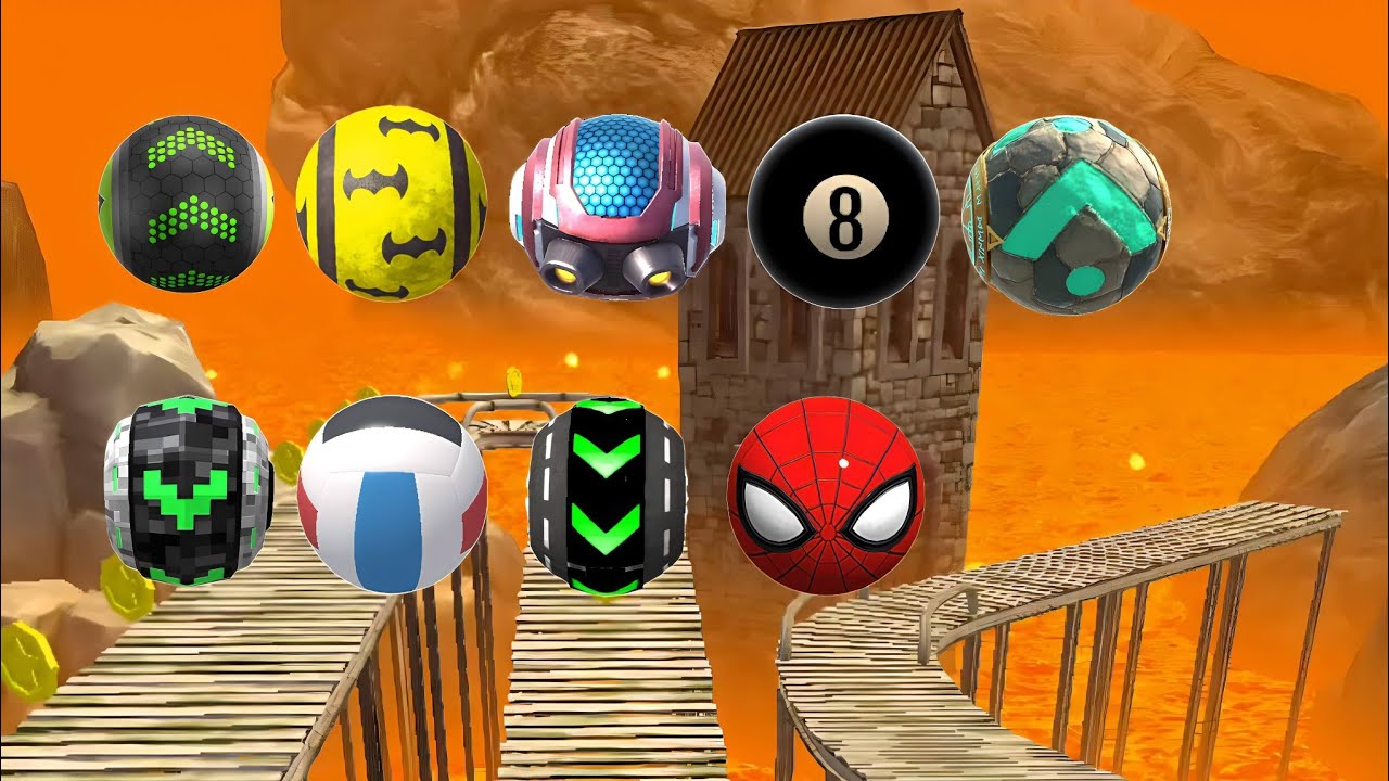 🏀 Going Balls VS Rollance Balls VS Action Ball Games New Race 222 ...