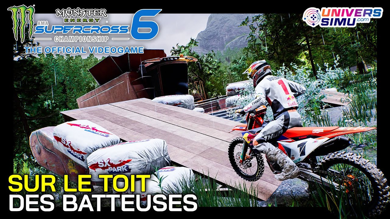 Découverte de MONSTER ENERGY SUPERCROSS 6 - PS5/FR - YouTube