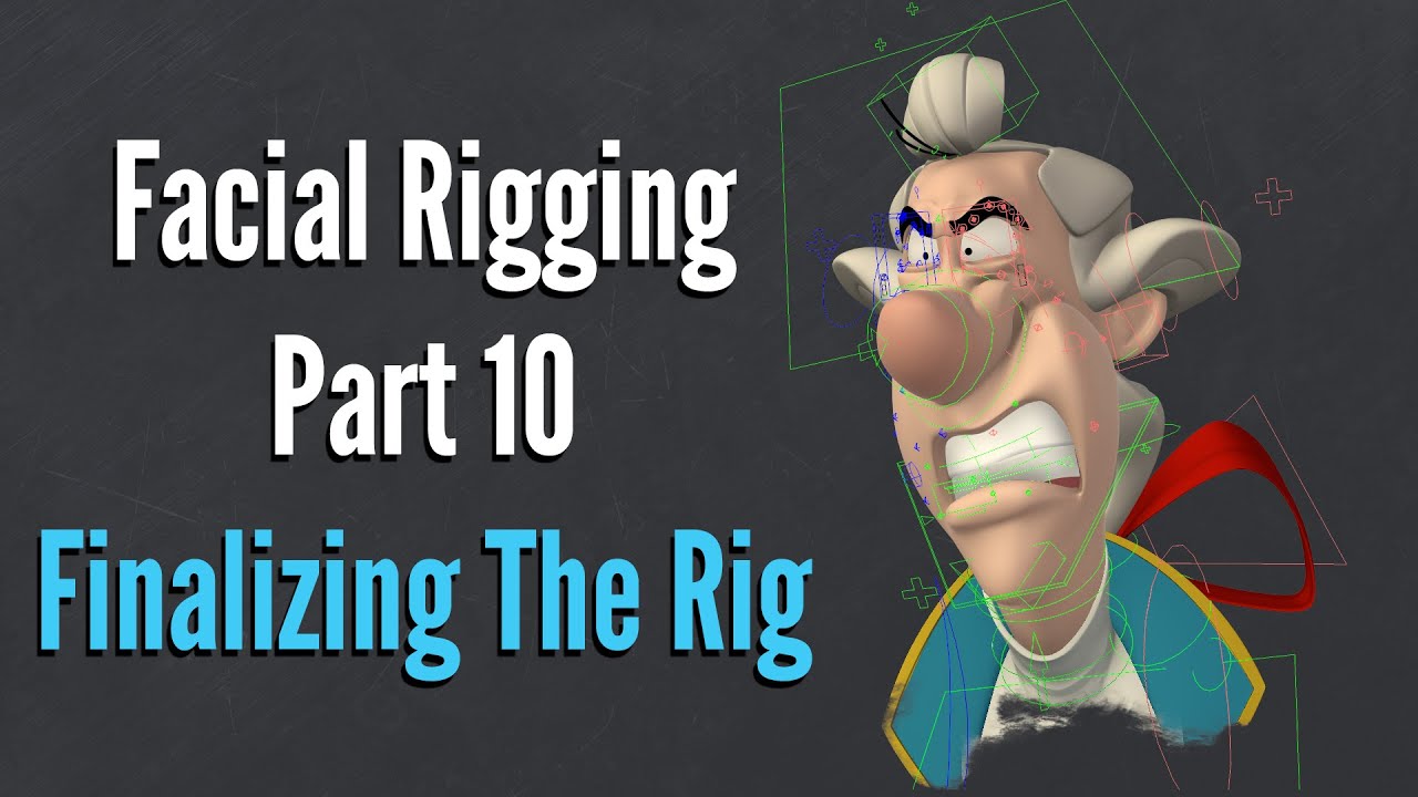 Mansur-Rig - Facial Rigging- Part 10- Finalizing The Rig - YouTube