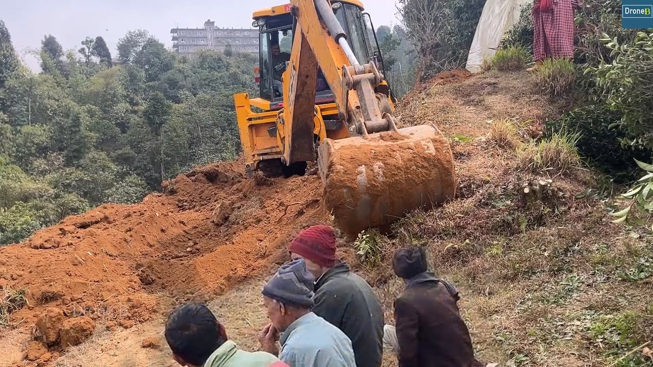 After Many Years Villagers Happily Witness their Village Road ...