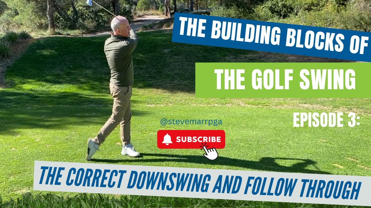⛳️🔄 Next Lesson! of "Building Blocks of a Golf Swing" Downswing ...