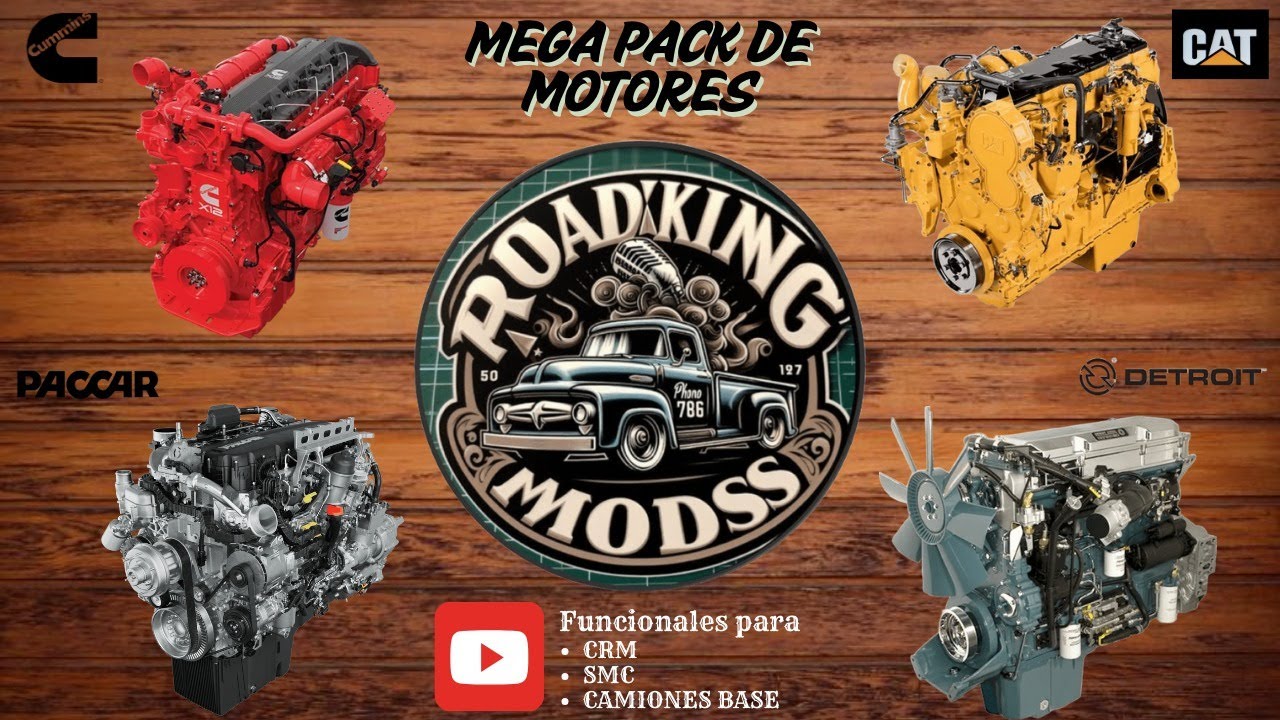 DESCARGA YA EL MEGA PACK DE MOTORES DE ESTE CANAL PARA ATS 1.57, PC !!!🚚🔥 - YouTube