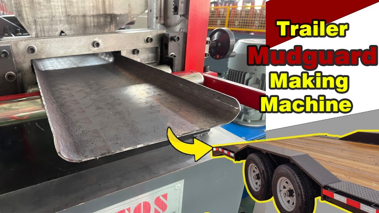 Trailer Mudguard making Machine | Fender Making Machine - YouTube